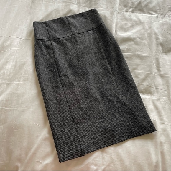 Express | Skirts | Express Gray Pencil Skirt | Poshmark